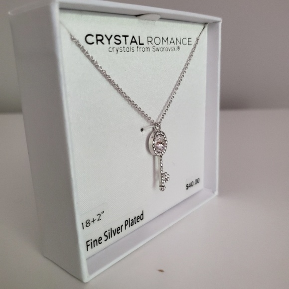 Swarovski | Jewelry | Swarovski Crystals Key Necklace Nwt | Poshmark
